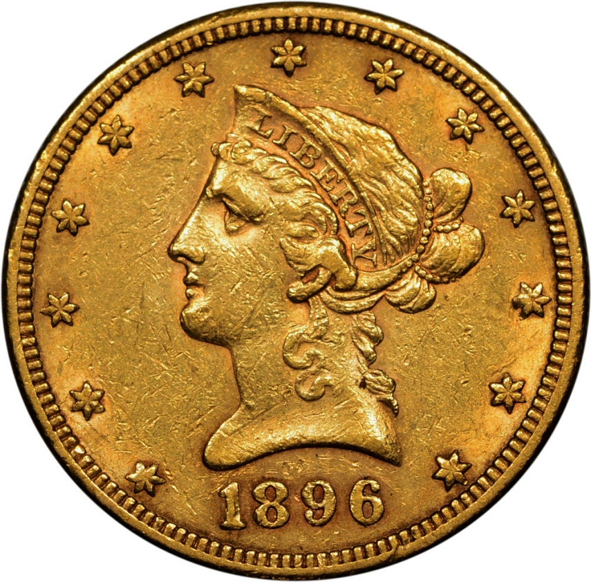 10 00 1896 S Ten Dollar 10 Gold Eagle Choice XF 10-00-1896-s-ten-dollar-10-gold-eagle-choice-xf