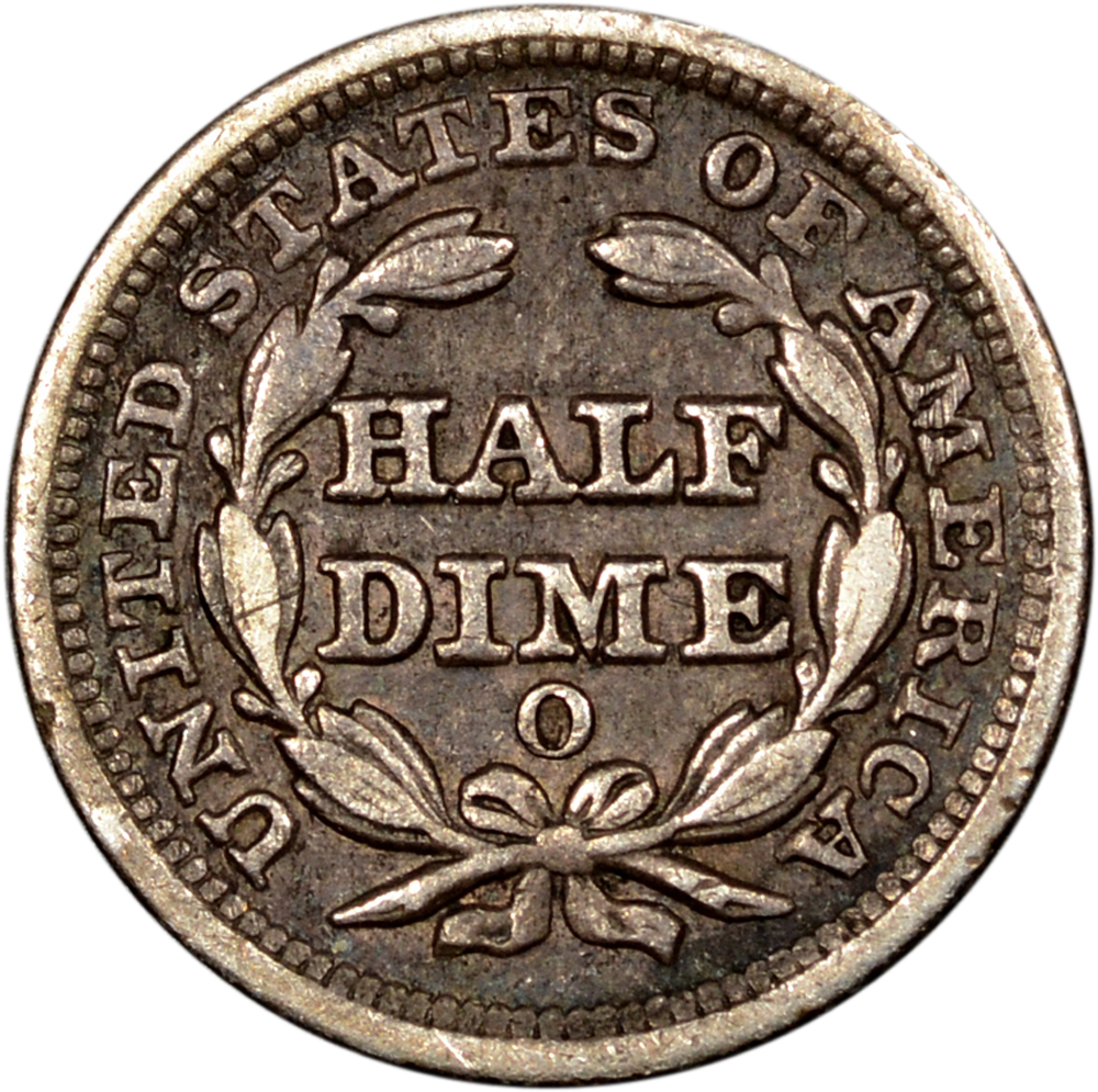 Five Cents > Seated Half Dimes