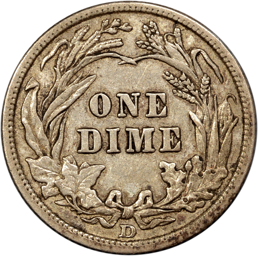 Ten Cents > Barber Dimes