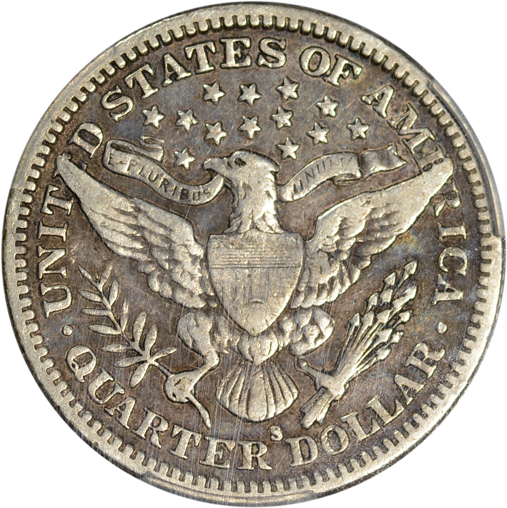 Quarter Dollars > Barber Quarters
